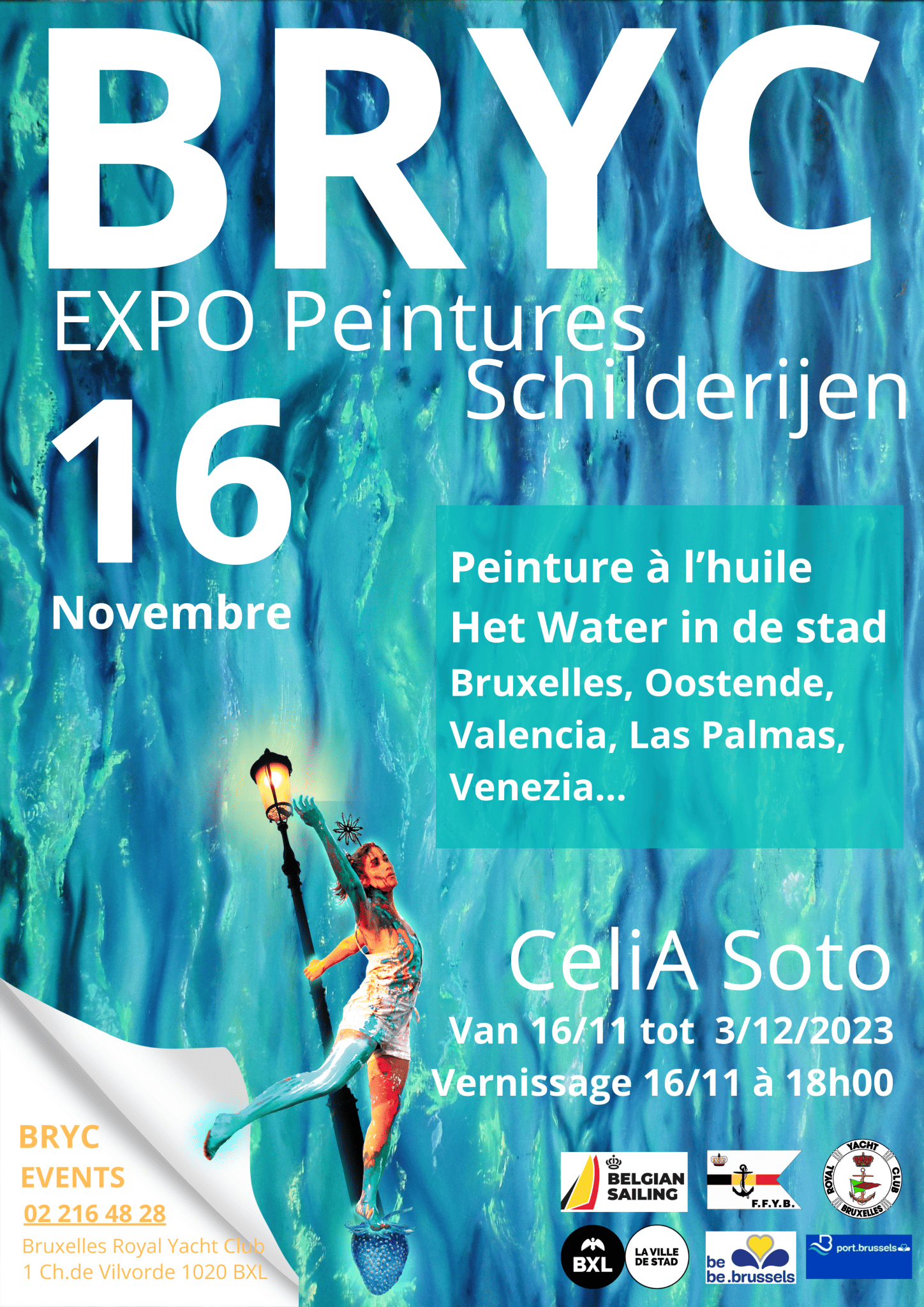 16 Nov - 3 Dec : EXPO CeliA Soto - Peintures / Schilderijen - BRYC