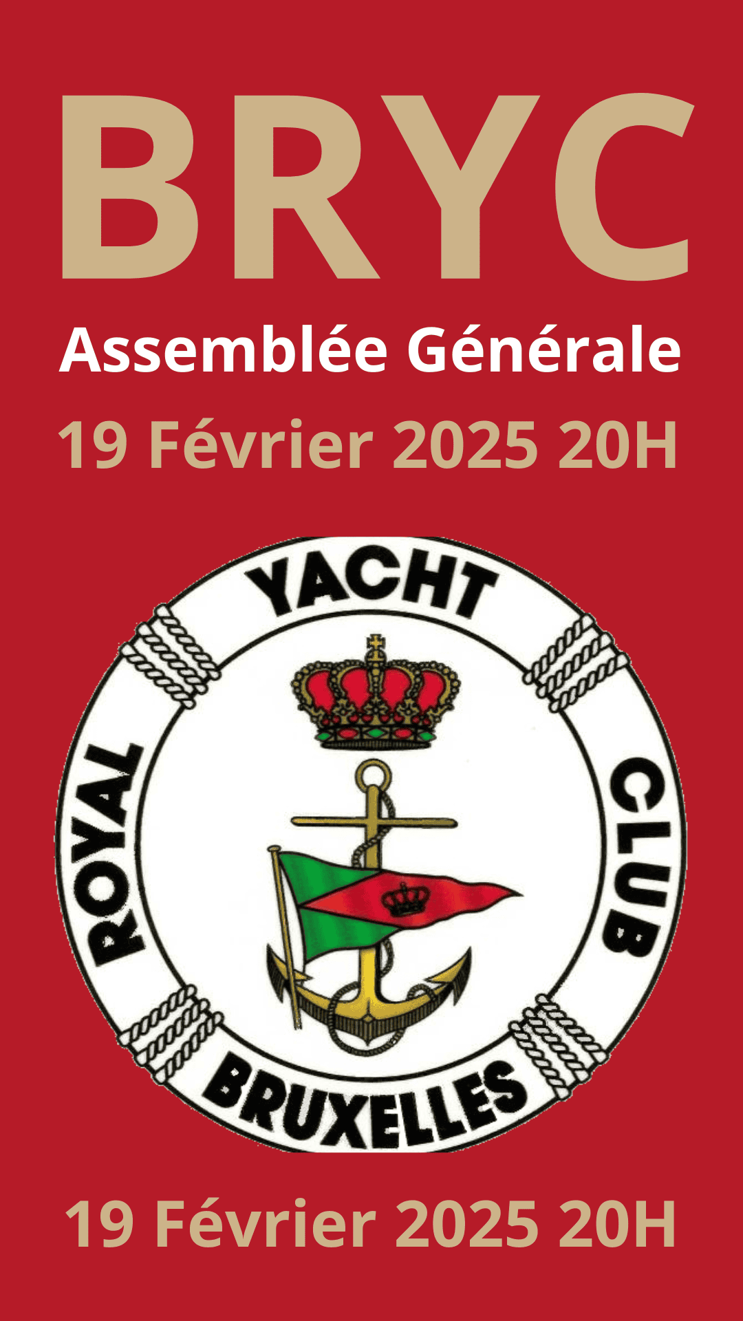 19 Février 2025 20h Assemblée Générale - BRYC